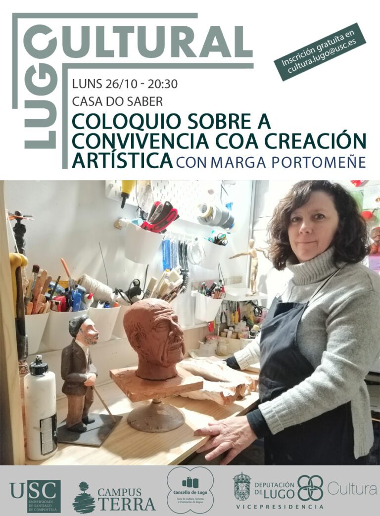 Coloquio sobre a convivencia coa creación artística da man de Marga ...