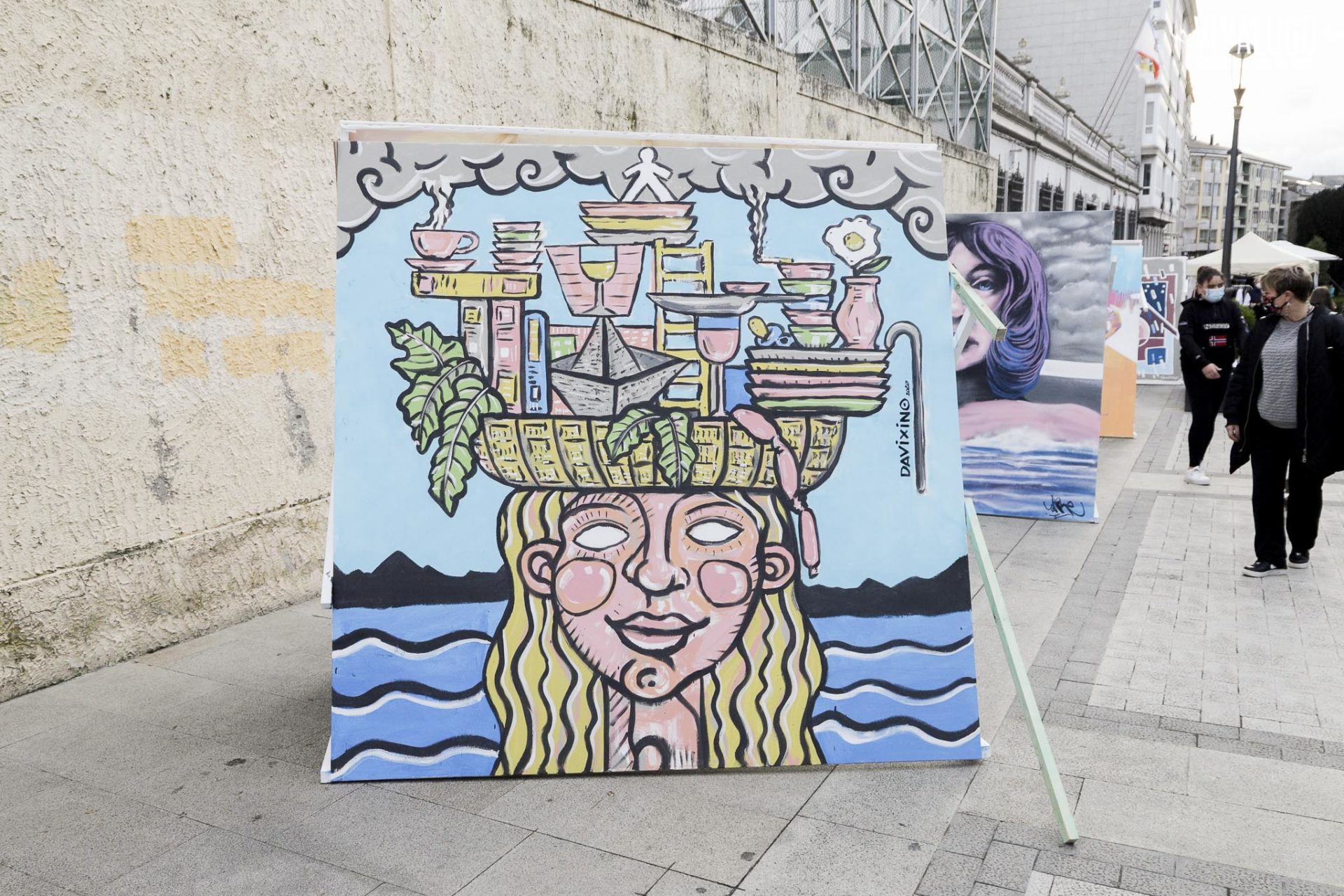 Ana Santiso gaña o I Combate Mural de Lugo - Viva Lugo