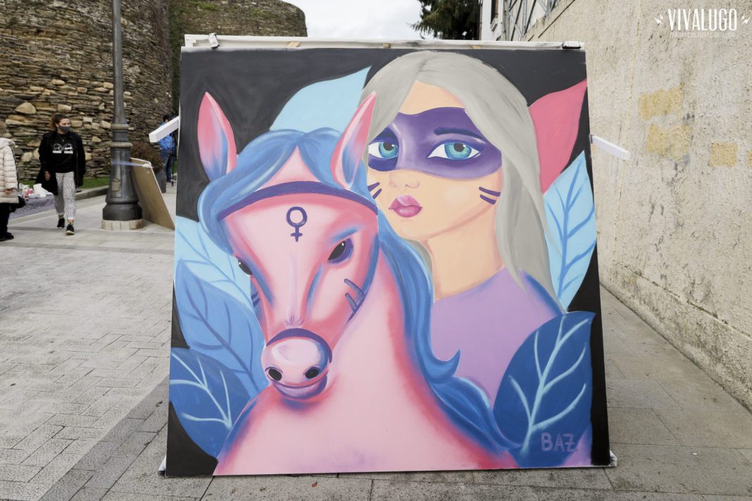 Ana Santiso gaña o I Combate Mural de Lugo - VivaLugo