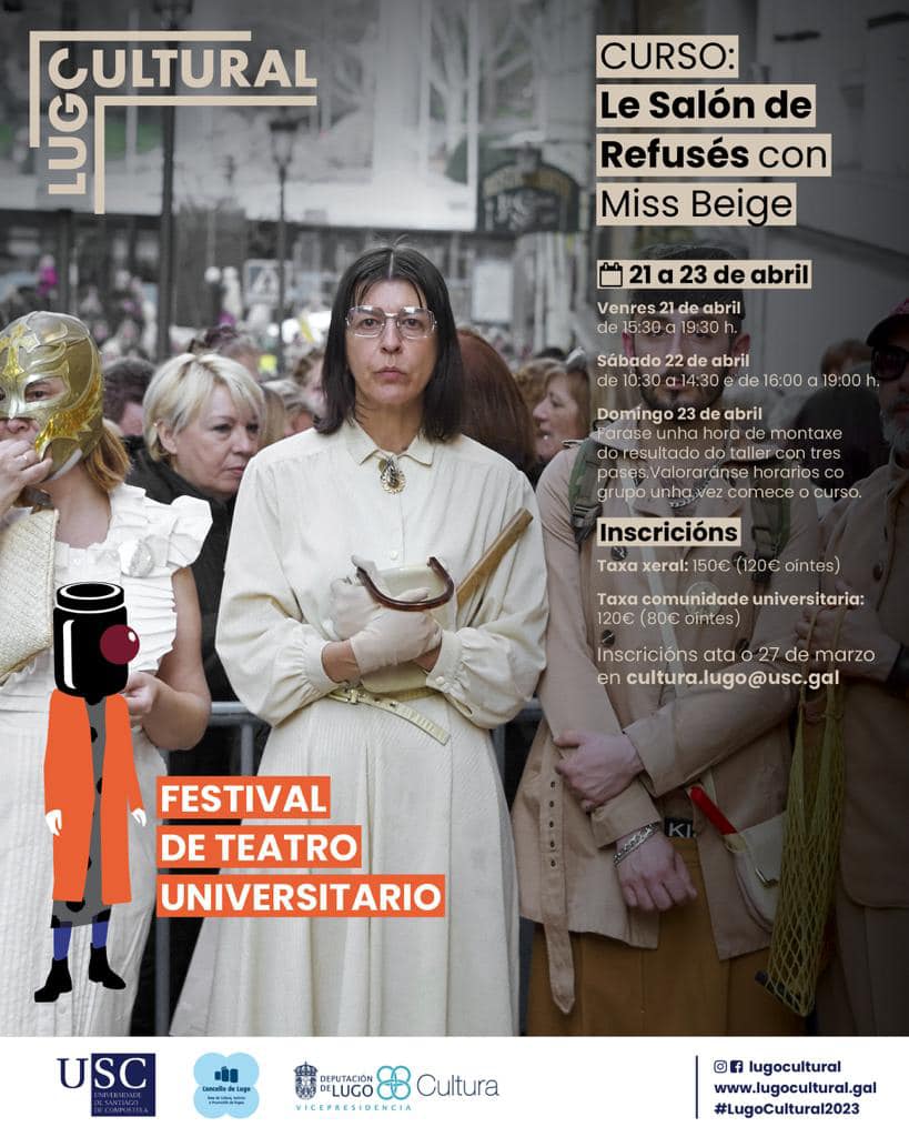 Curso de teatro impartido por Miss Beige - VivaLugo