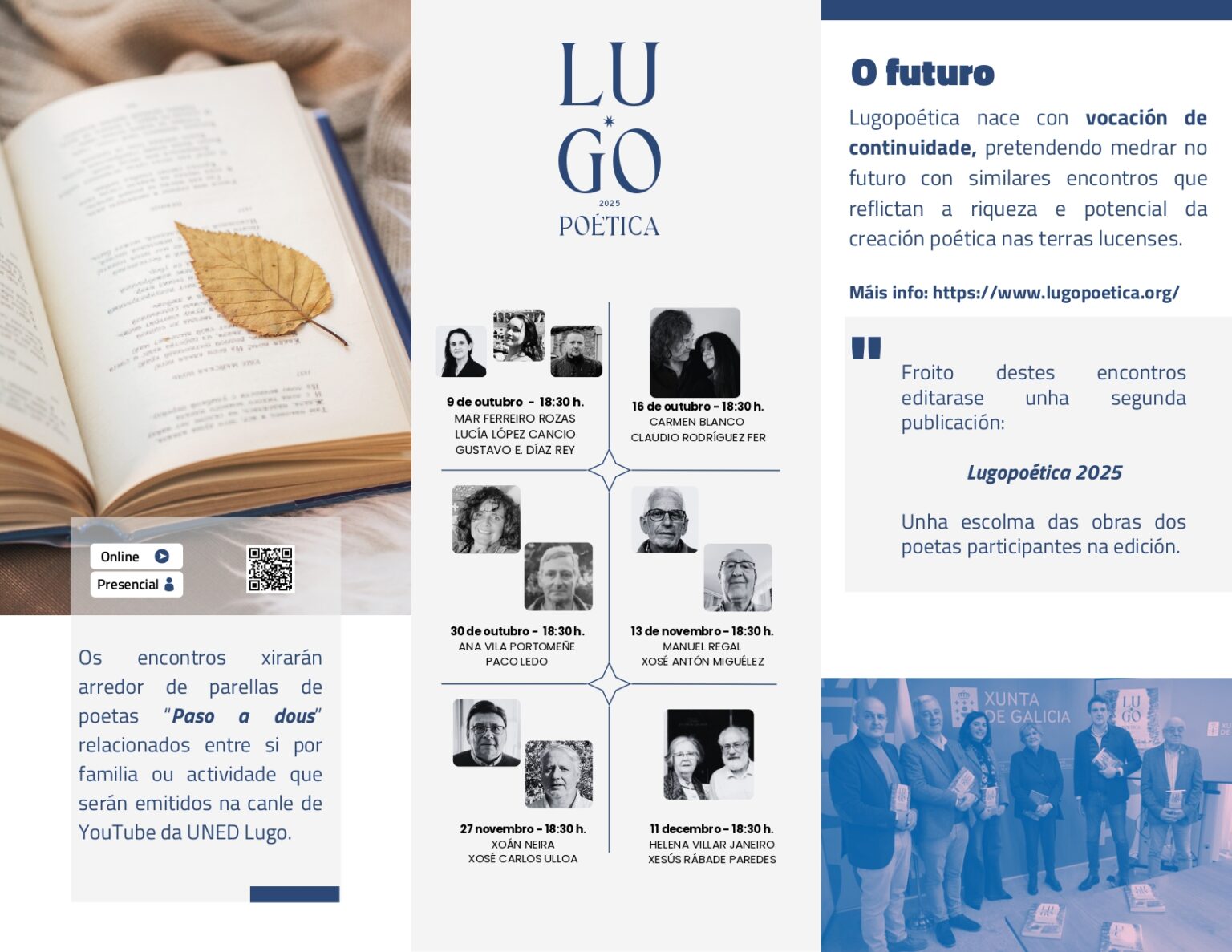 Lugopoética 2025 con Mar Ferreiro Rozas, Lucía López Cancio e Gustavo ...